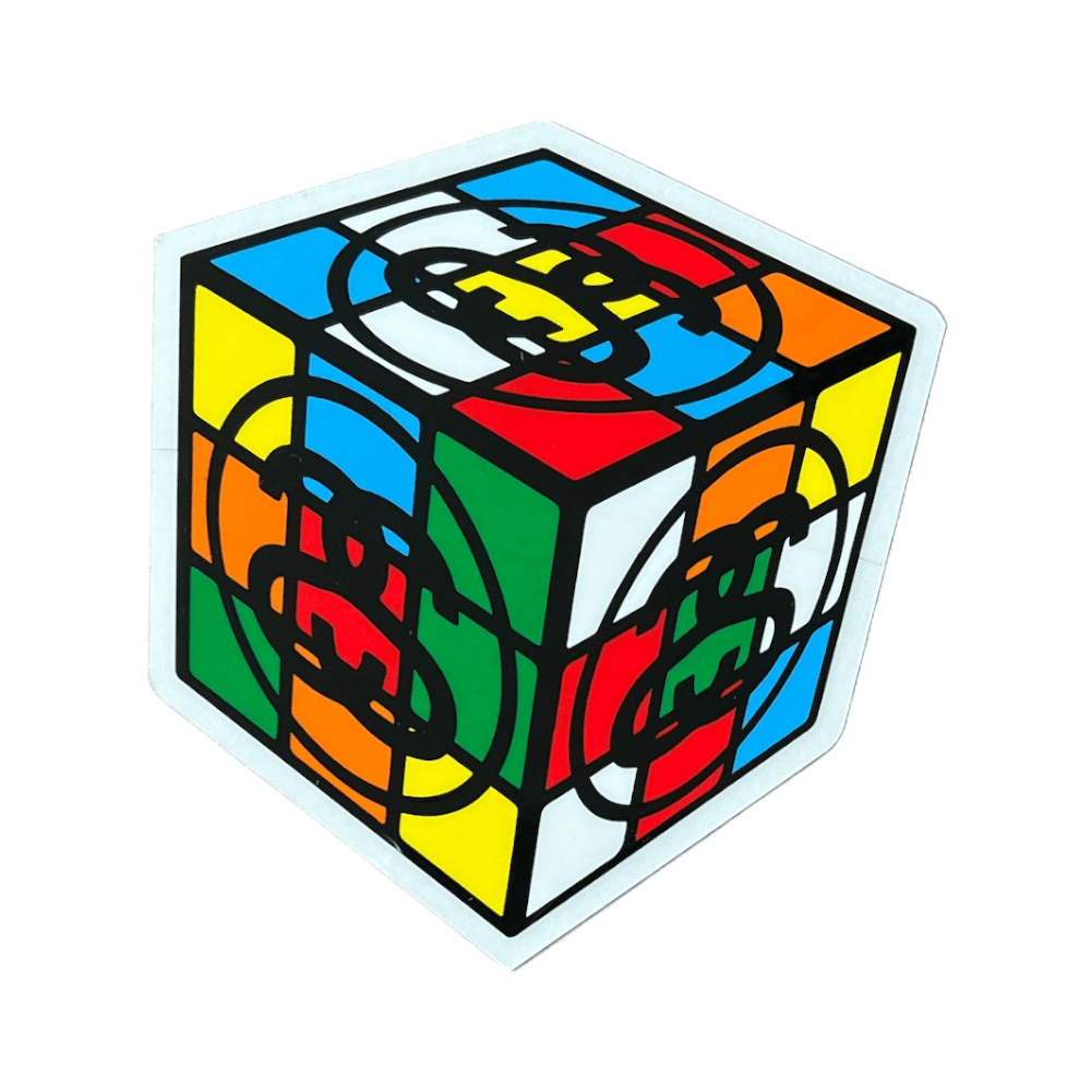 Stickers × Stussy Stussy Rubiks Cube Sticker | Grailed