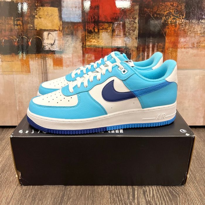 Nike Nike Air Force 1 Low Split Deep Royal / Light Photo Blue AF1 | Grailed