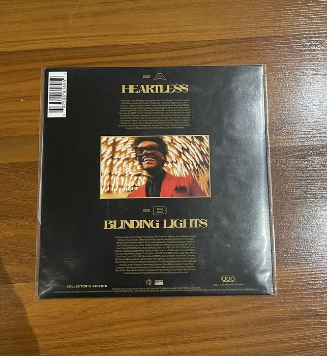 The Weeknd The Weeknd Vinyl - Blinding Lights & Heartless Single | Grailed