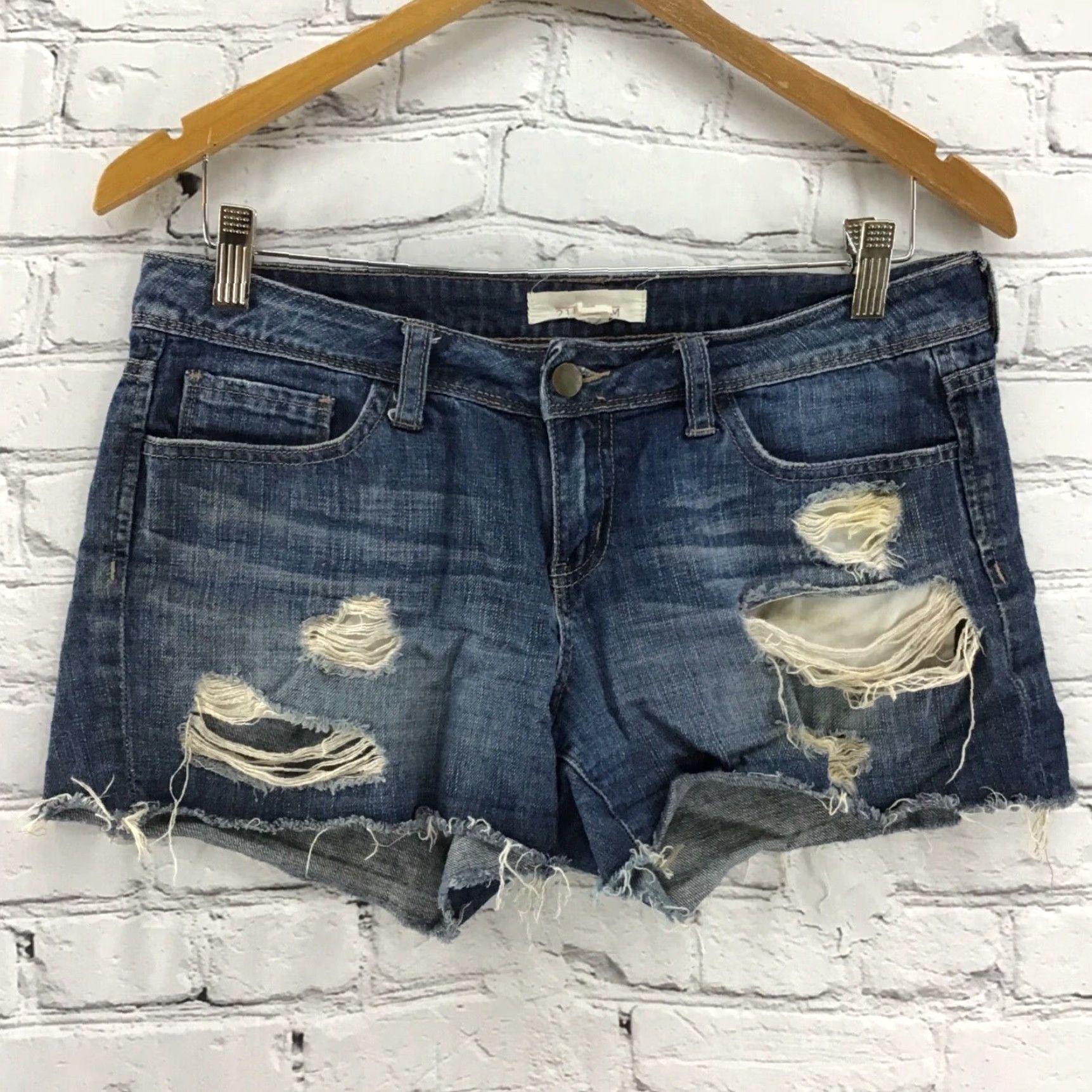 Vintage Distressed Wrecked Denim Booty Shorts for Women Short Shorts ...