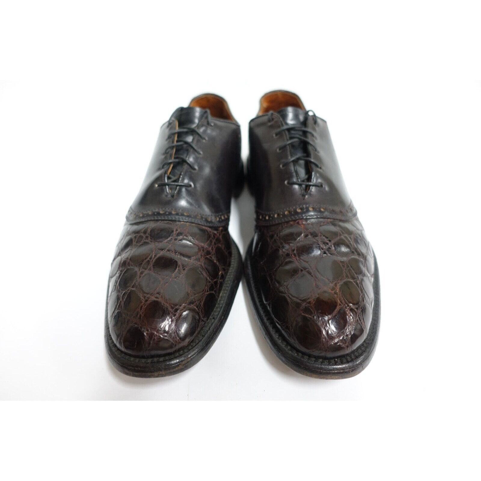Vintage V-Cleat Shell Cordovan/ Genuine Crocodile Brown 11.5 A/AAA ...