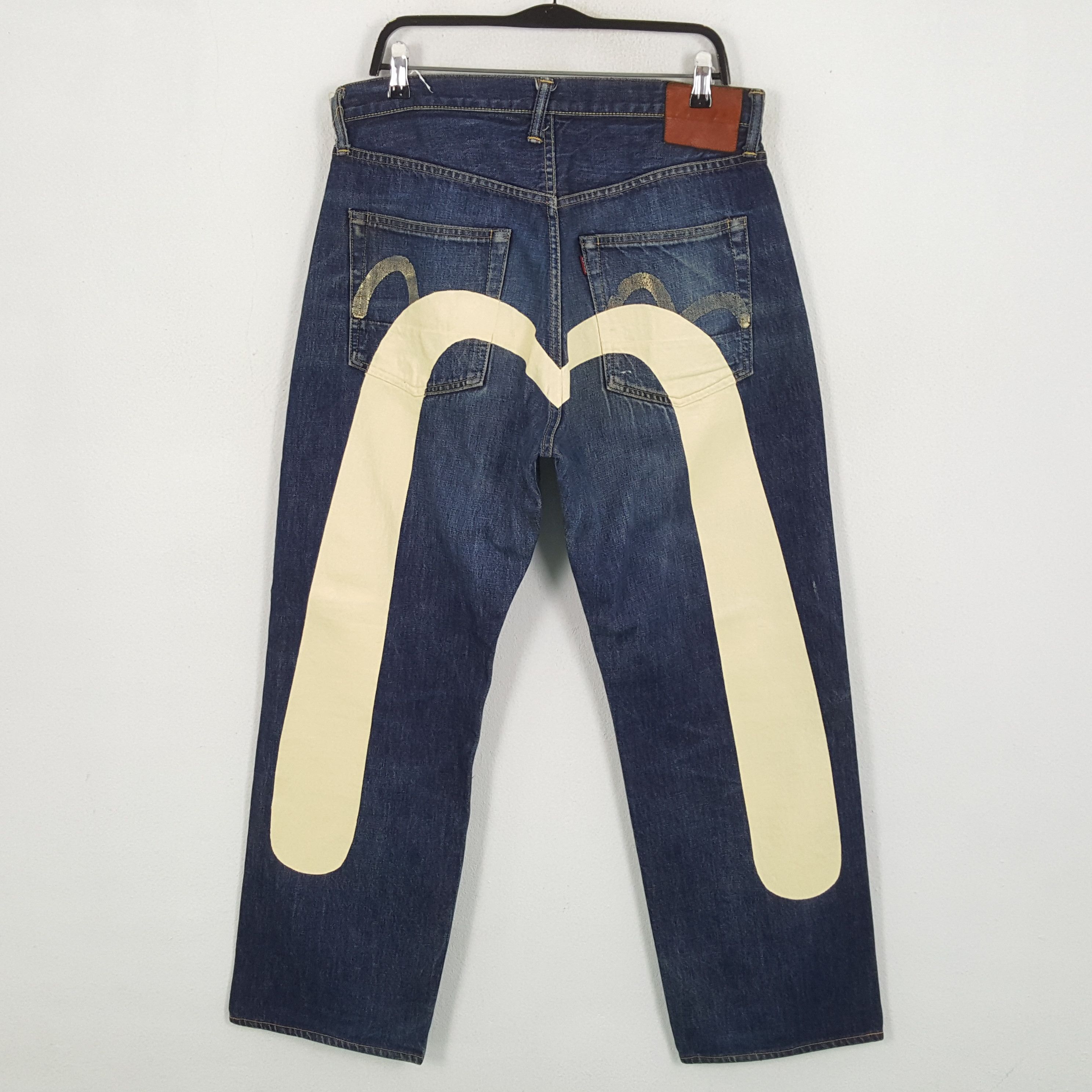 Vintage EVISU Japanese Brand Streetwear Custom Logo Style Jeans | Grailed