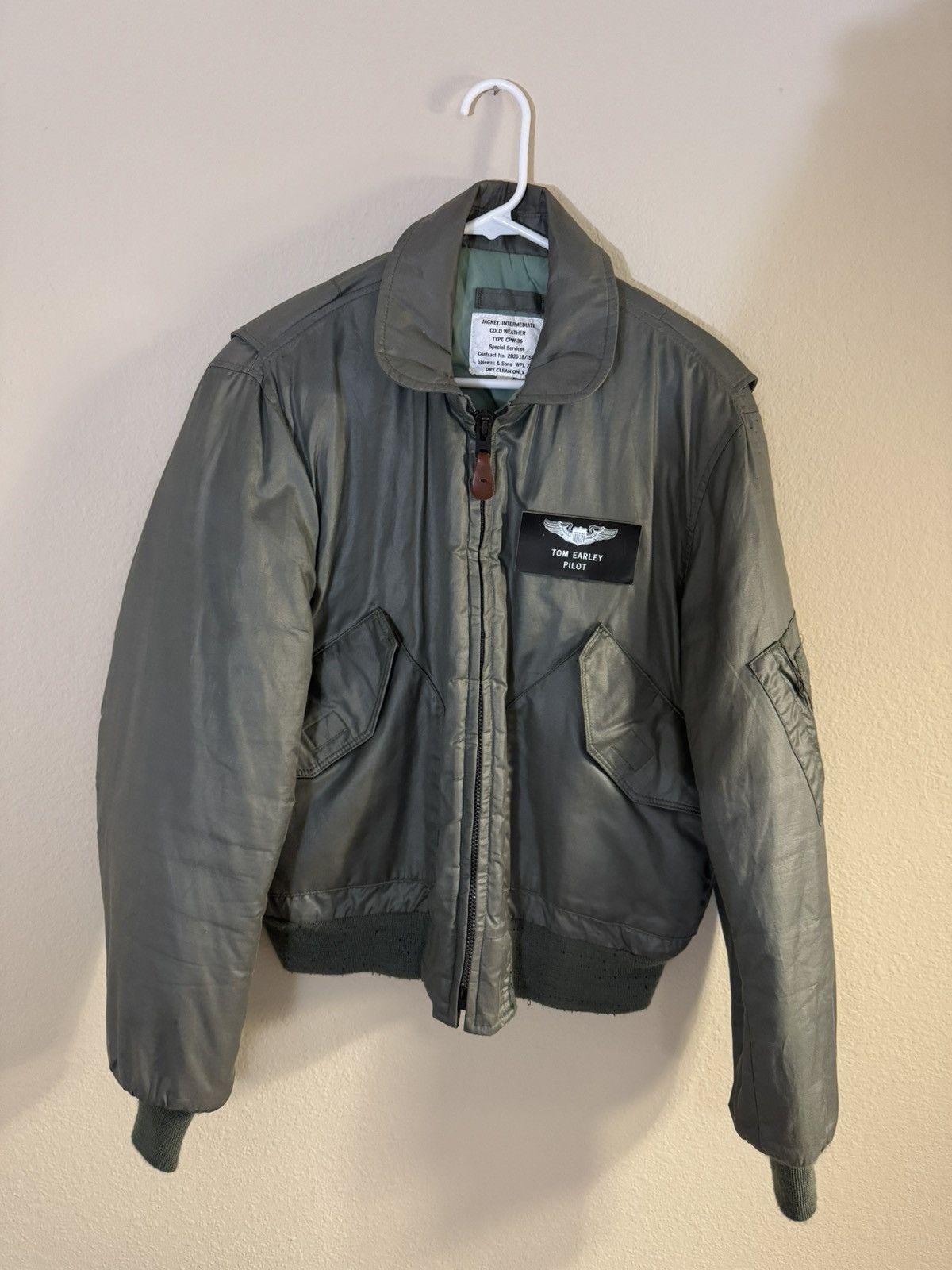 Vintage Military Surplus Flight Bomber Jacket | Grailed