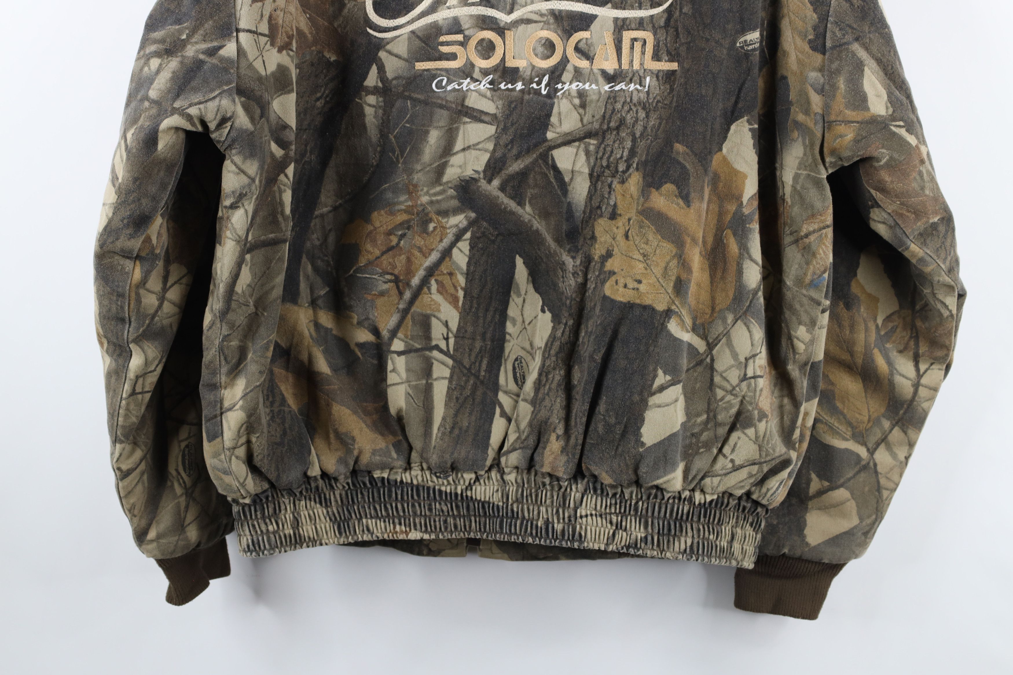 Vintage Vintage 90s Camouflage Mathews Solo Cam Bomber Jacket USA | Grailed