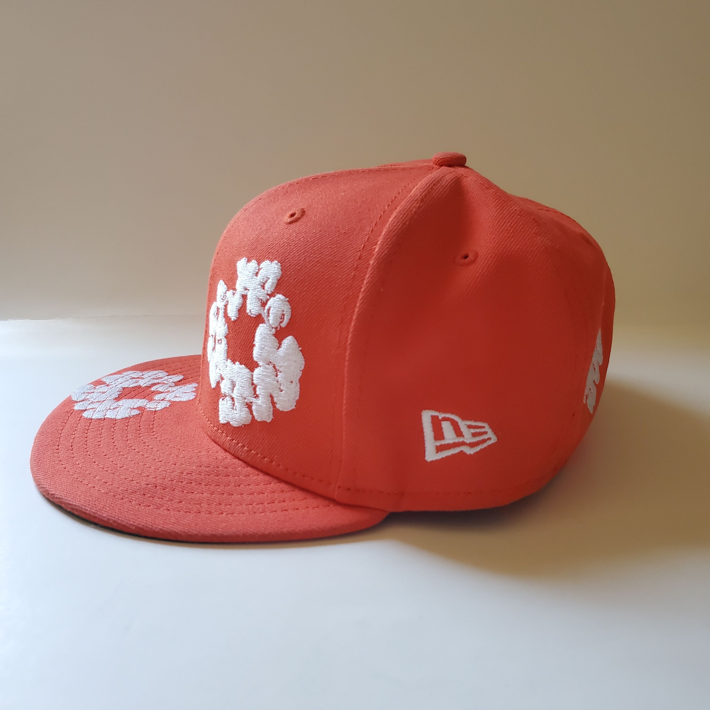 DENIM TEARS Denim Tears 7 3/8 New Era Orange Hat | Grailed