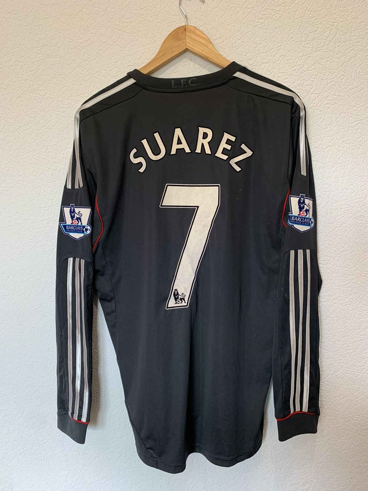 Adidas × Vintage SUAREZ Adidas Liverpool 2011/2012 Away Kit Soccer ...