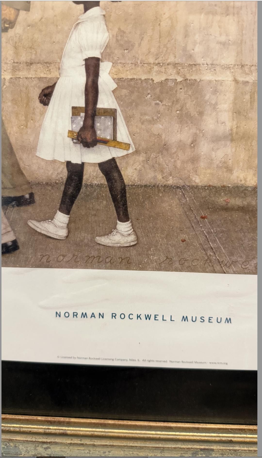 Designer Rare Norman Rockwell The Problem We All Live With Framed | Grailed