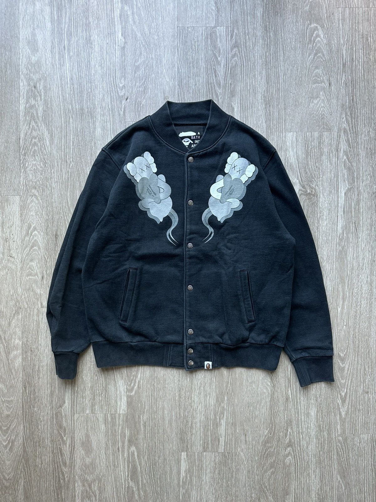 Bape Vintage Bape Kaws Rare Jacket | Grailed
