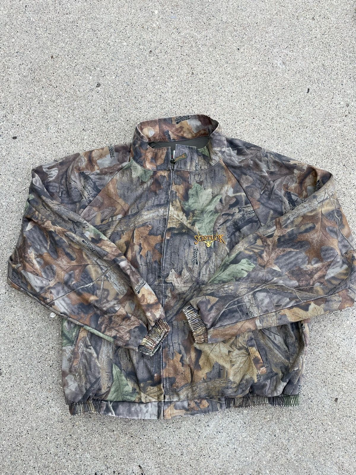 Realtree × Vintage Vintage Scentlok X Realtree Advantage Camo Jacket ...