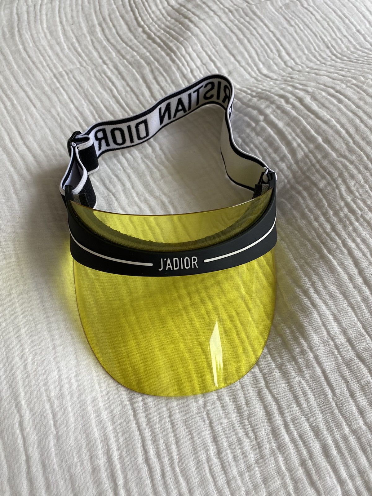 Dior × Luxury Christian Dior Club 1 Jadior Dioriviera Yellow Sun Visor ...