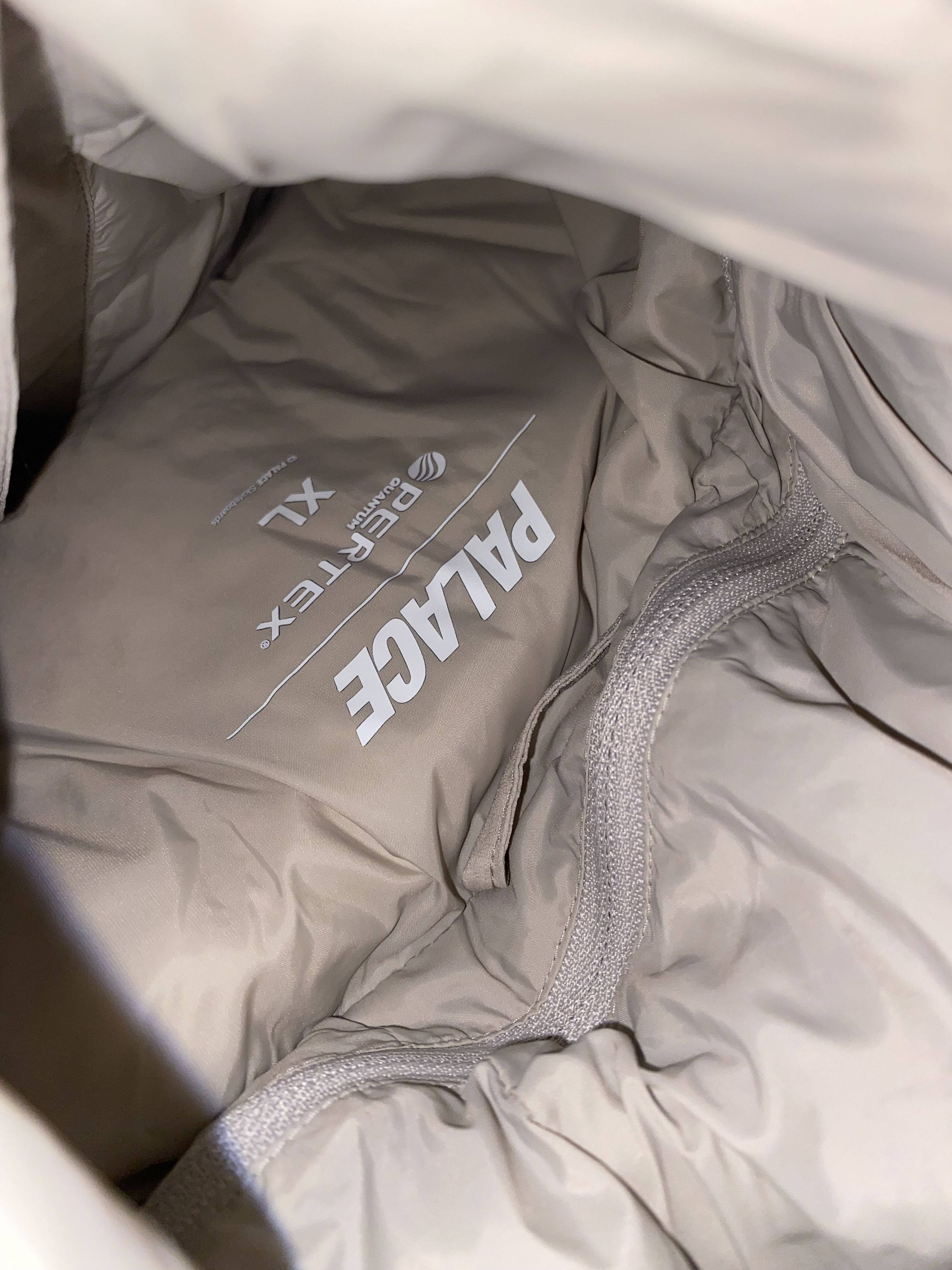 Palace Palace Pertex Matte Balaclava Puffa Stone Artica | Grailed