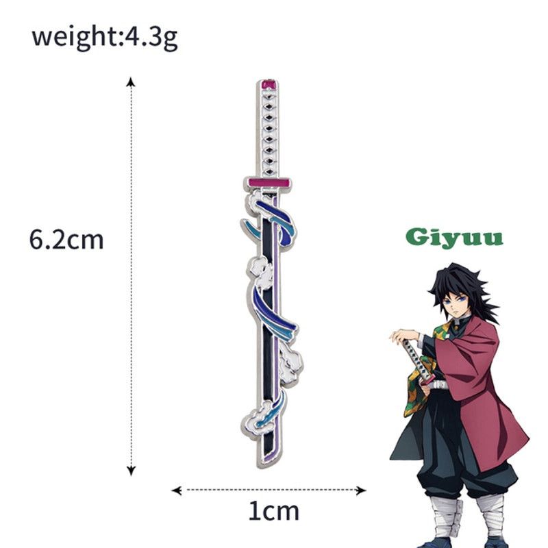 Enamel × State Street × Streetwear Demon Slayer Hashira Giyuu Sword ...