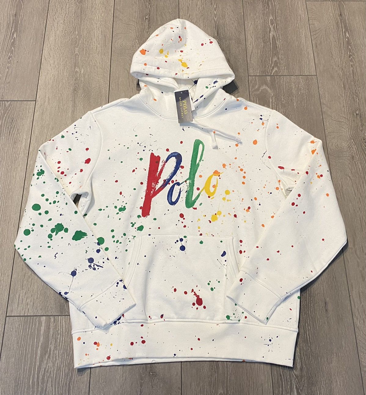 Polo Ralph Lauren Polo Ralph Lauren Paint Splatter Hoodie | Grailed