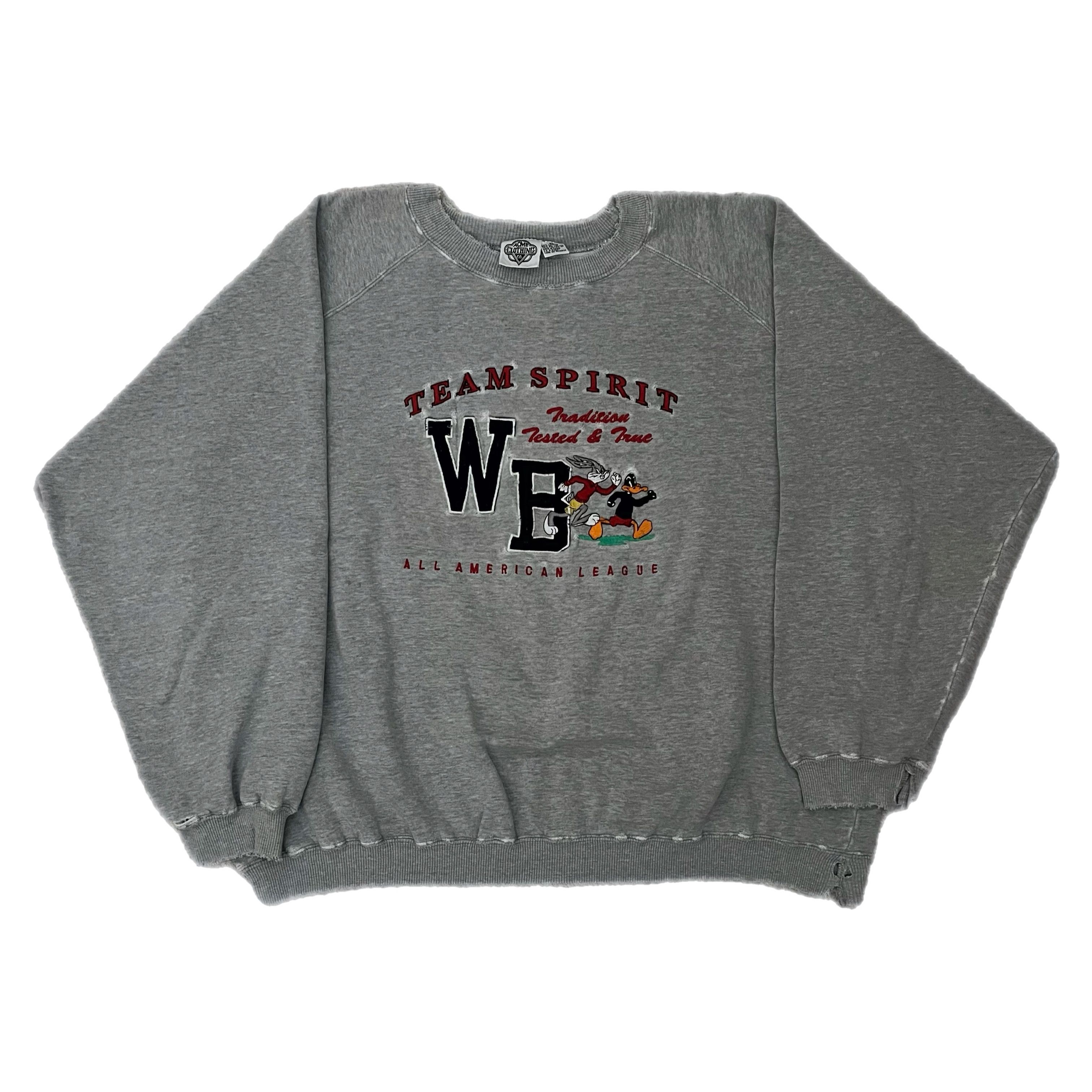 Vintage Vintage 00s Team Spirit Looney Tunes Distressed Sweatshirt ...