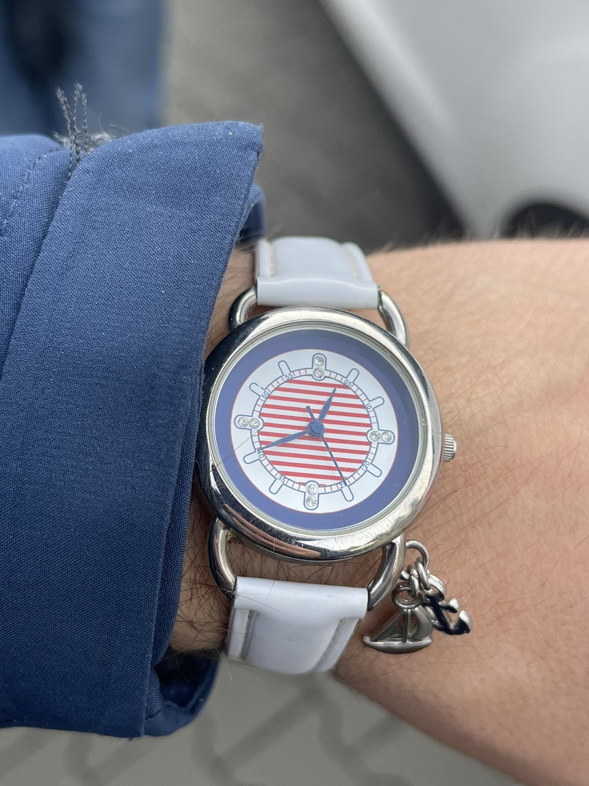 Vintage Frutiger Aero style Japanese brand watch futuristic amulet ...