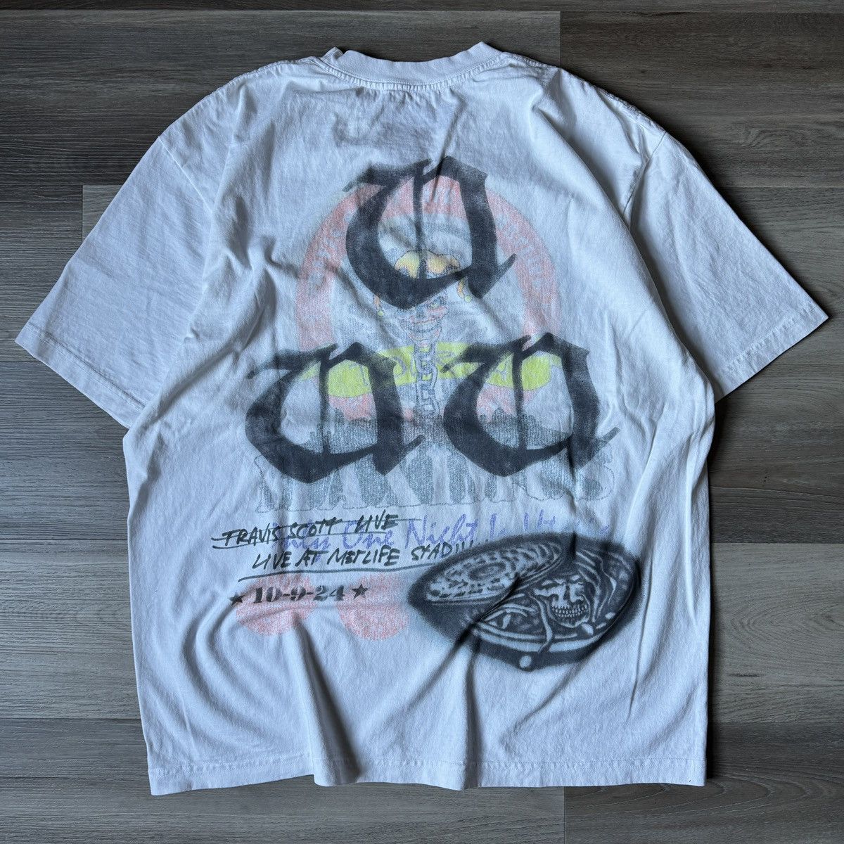 Travis Scott Gargoyle Metlife Stadium Exclusive Tee | Grailed