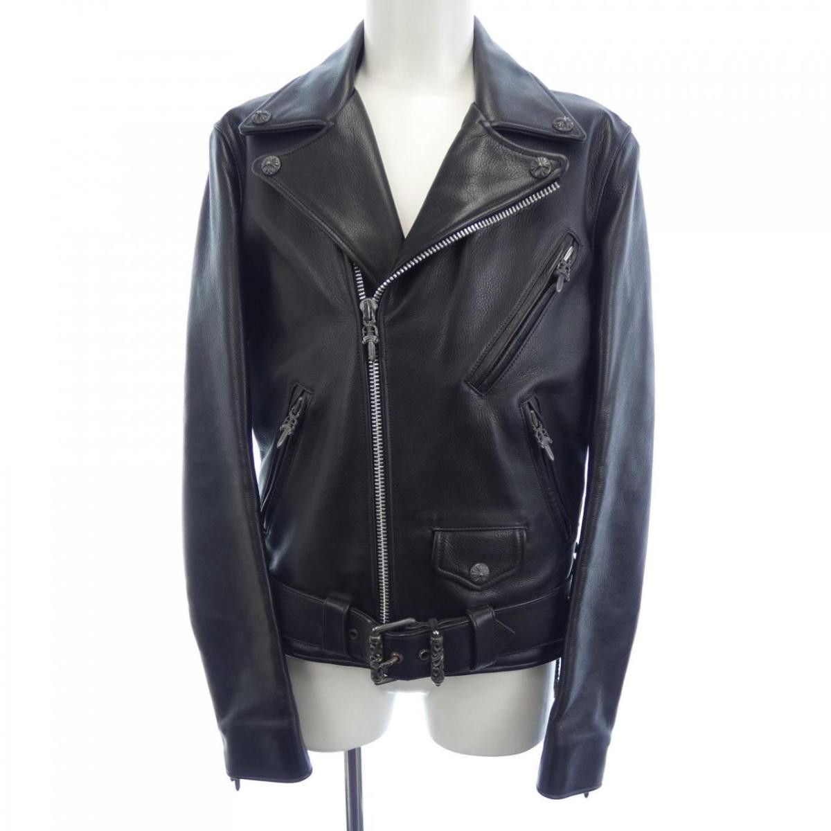 Chrome Hearts Chrome Hearts Leather Moto Rider's Jacket | Grailed