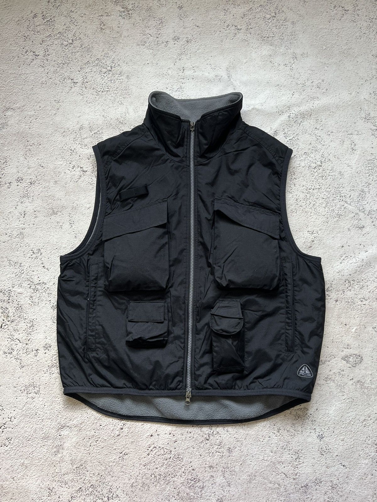 Nike × Nike ACG × Rare Vintage Nike ACG Multi Pocket Lined Utility Vest ...