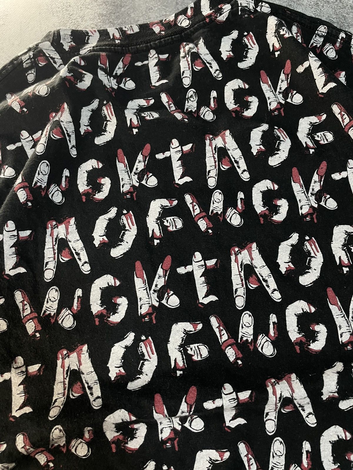 Odd Future Deadstock Ofwgkta Finger Tee all print rare Earl Odd Future ...