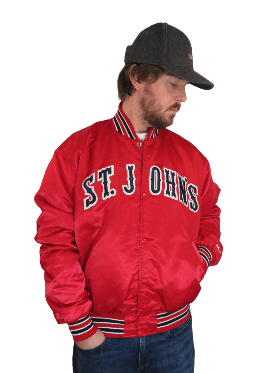 Starter × Streetwear × Vintage Vintage 80s St Johns Redman Satin ...