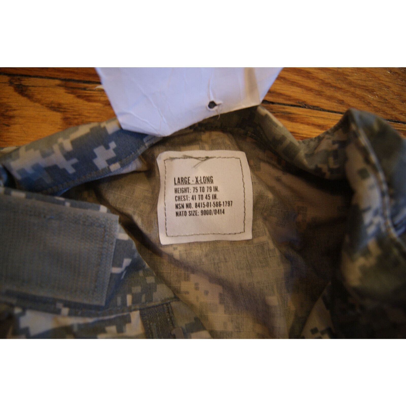 Unbrnd US Military ACU Surplus NATO Large Long Coat Uniform Jacket ...