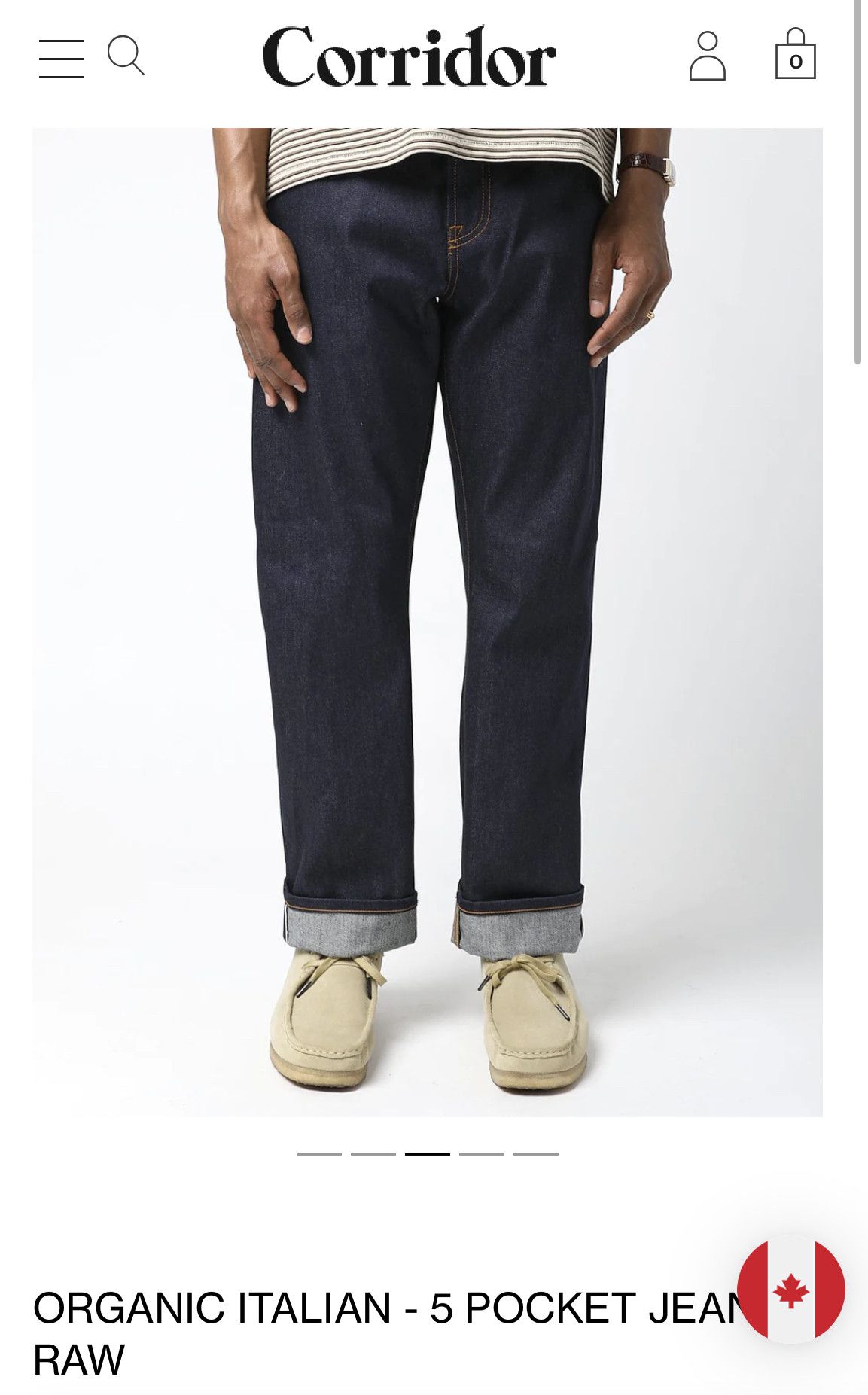 Corridor Corridor Organic 5 pocket Jean Raw | Grailed