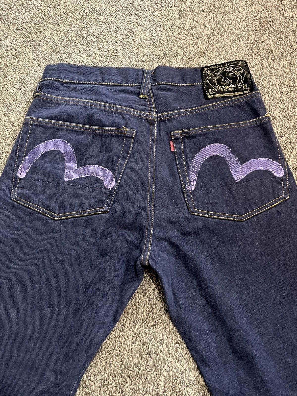 Evisu Vintage Evisu Purple Selvedge Denim 2000s | Grailed