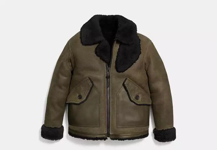 Coach Coach Shearling Bomber Jacket | Grailed