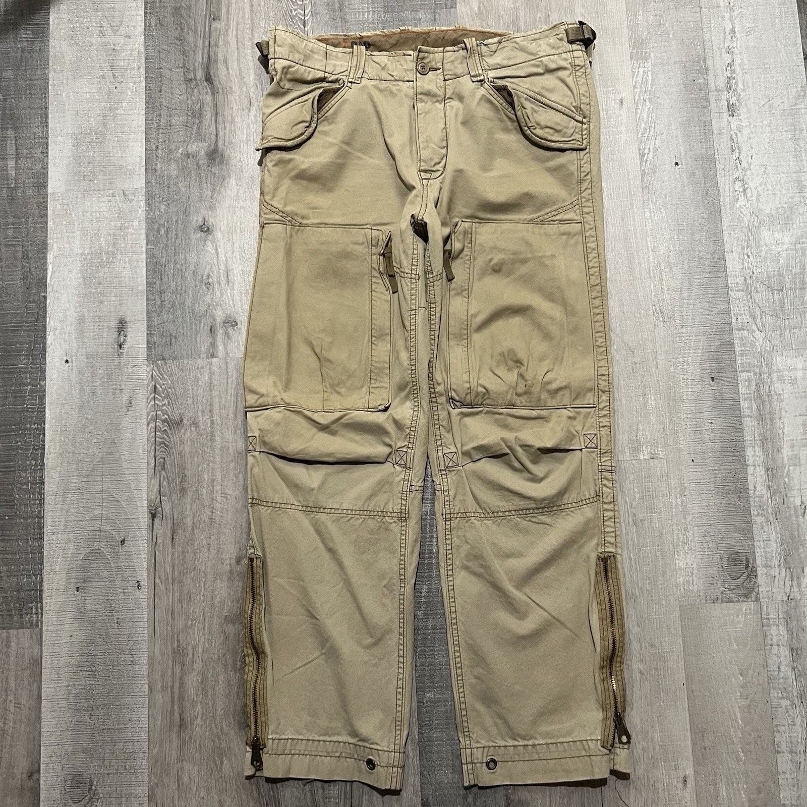 Gap GAP SFCA Tactical Cargo Canvas Flap Pocket Paratrooper Pants | Grailed