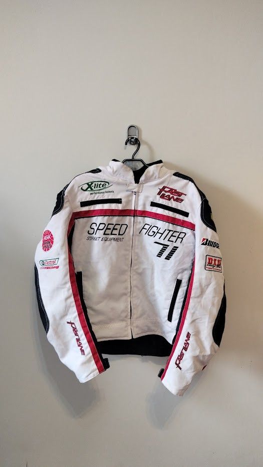 Racing × Vintage racing jacket speed fighter fast line bridgestone ...