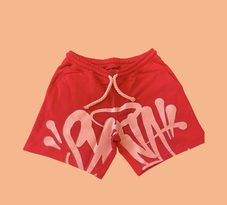 Trapstar London Syna Logo Twinset Shorts Red | Grailed