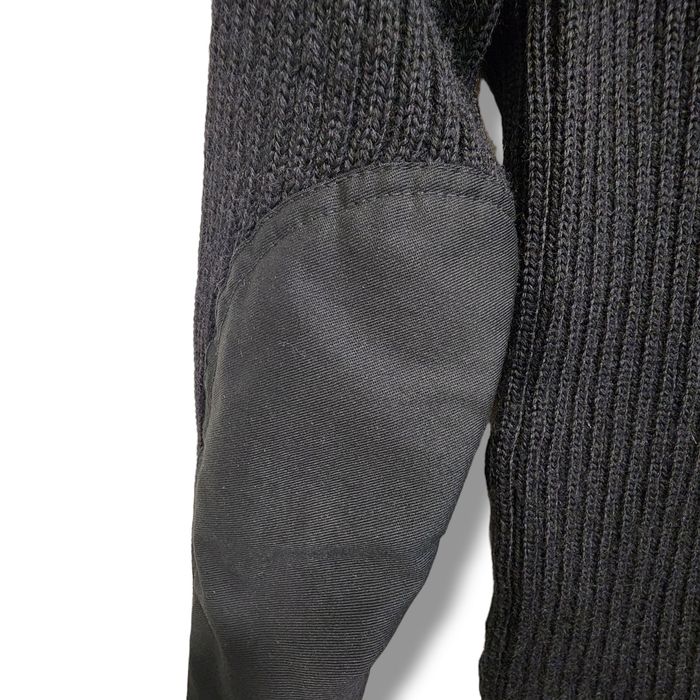 Military Black Wooly Pully Sweater Vintage Woolmark Logo | Grailed