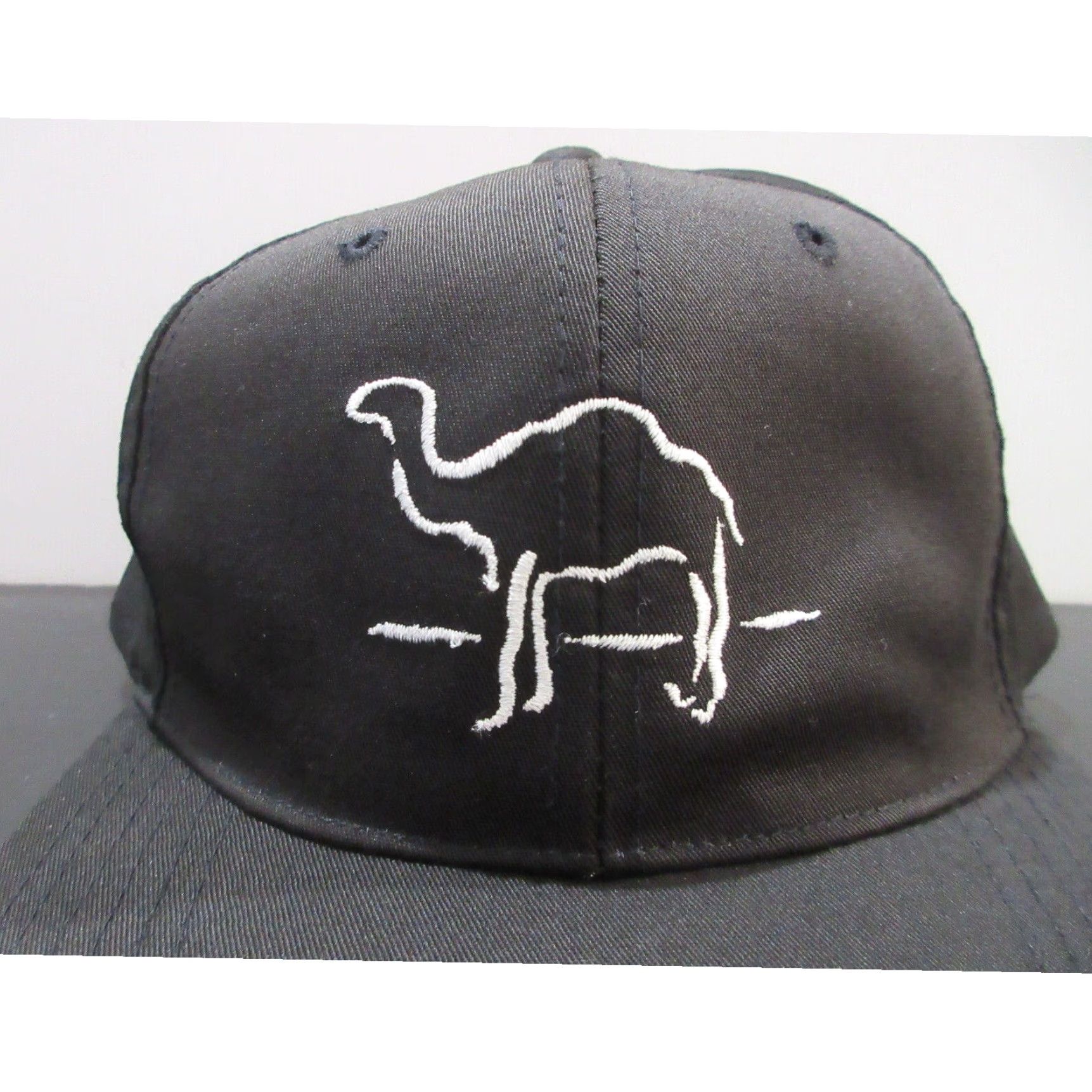 Camel Classic Black and White Logo Cigarette Style Adjustable Snap Back ...
