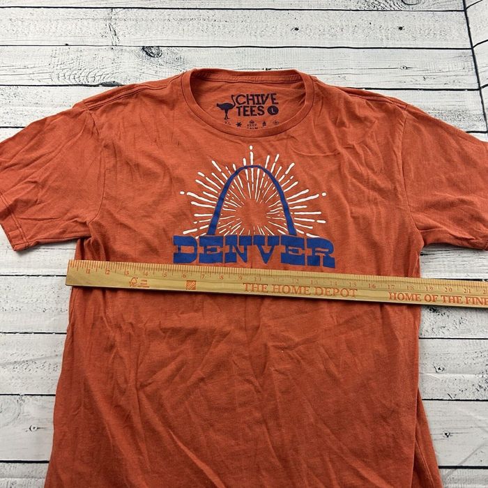 Vintage Chive Tees Denver Short Sleeve T Shirt Men's Large Orange | Grailed
