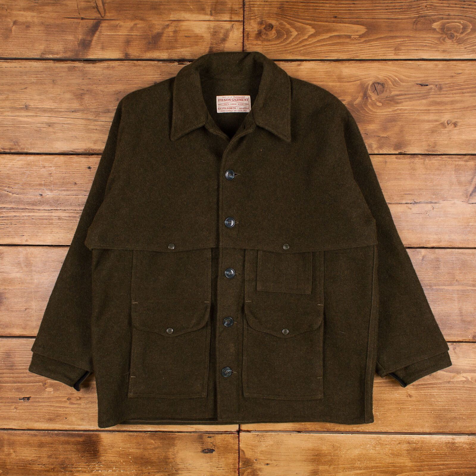 Filson Vintage CC Filson Wool Jacket XL 70s Cruiser Hunting Double ...