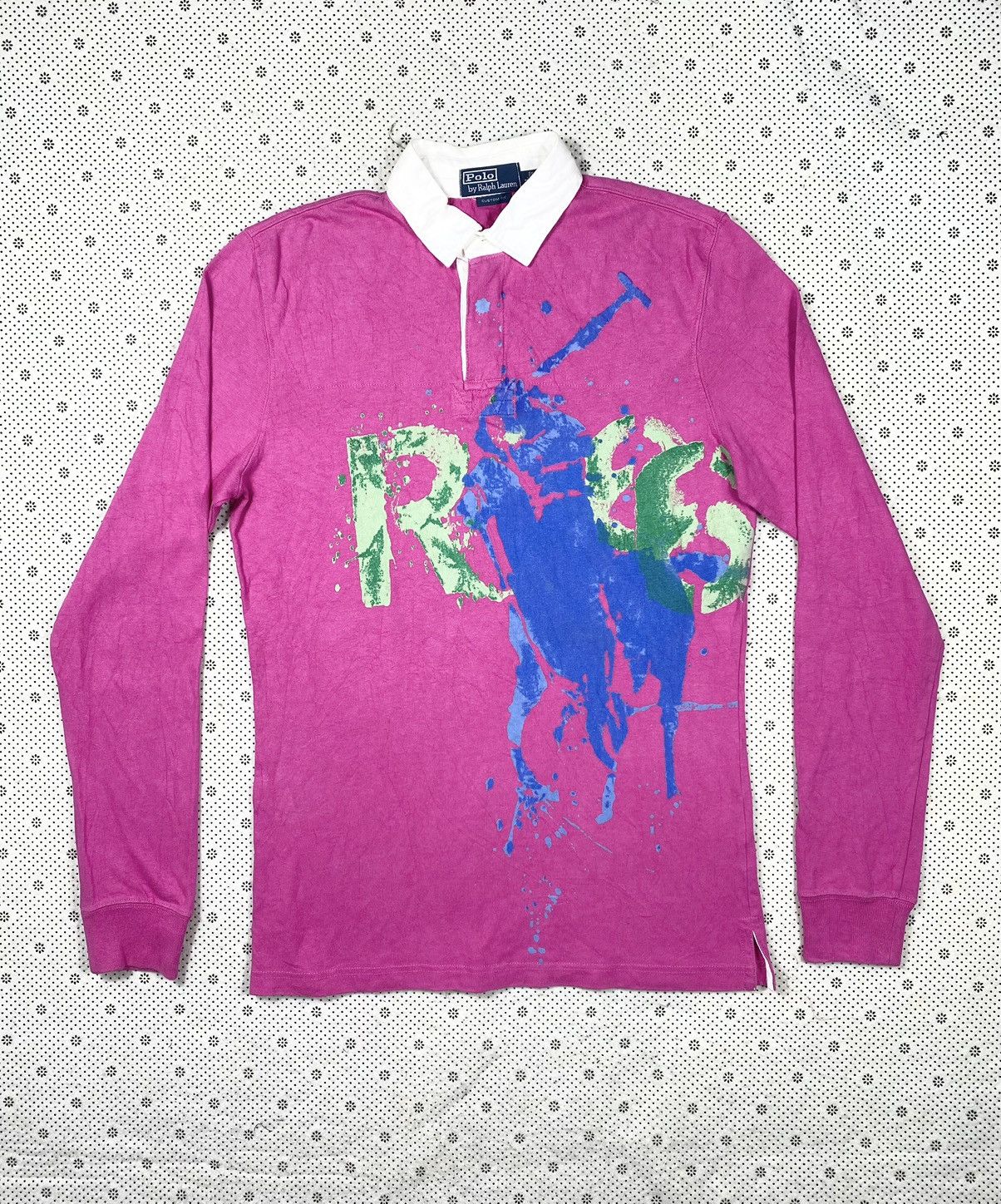 Polo Ralph Lauren Polo Ralph Lauren Rugby Shirt With Splash Logo | Grailed