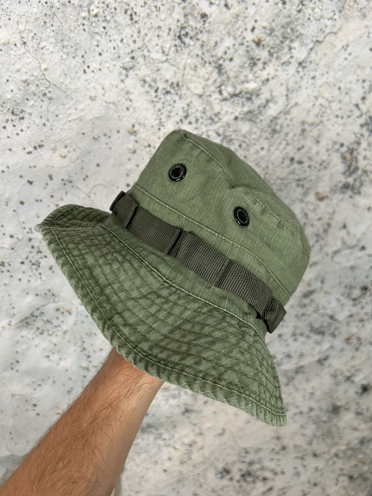 Japanese Brand × Military × Vintage Vintage Military Bucket Hat ...