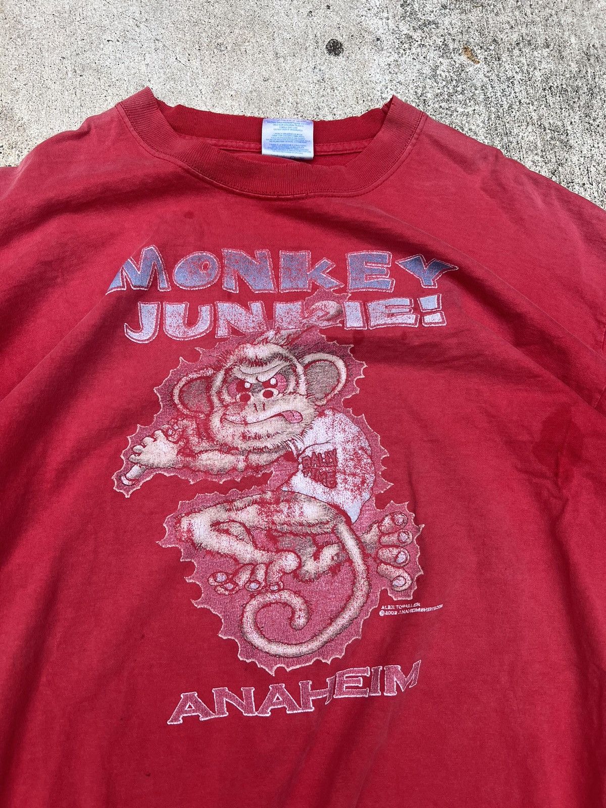Made In Usa × Streetwear × Vintage Vintage Y2K Angry Monkey Tee | Grailed