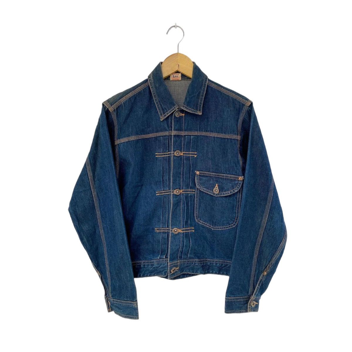 Vintage 90s Lee Type 1 Selvedge Trucker Denim Jeans Jacket | Grailed