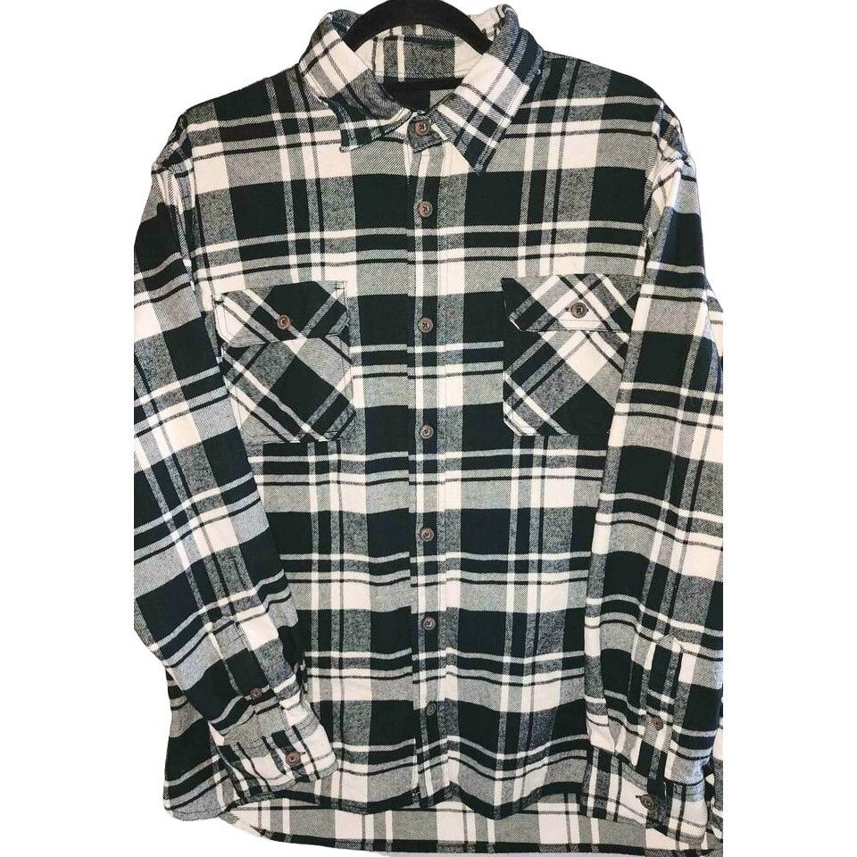 J.A.C.H.S. Mfg. Co. JACHS Heritage Flannel Heavyweight XL Xlarge Button ...