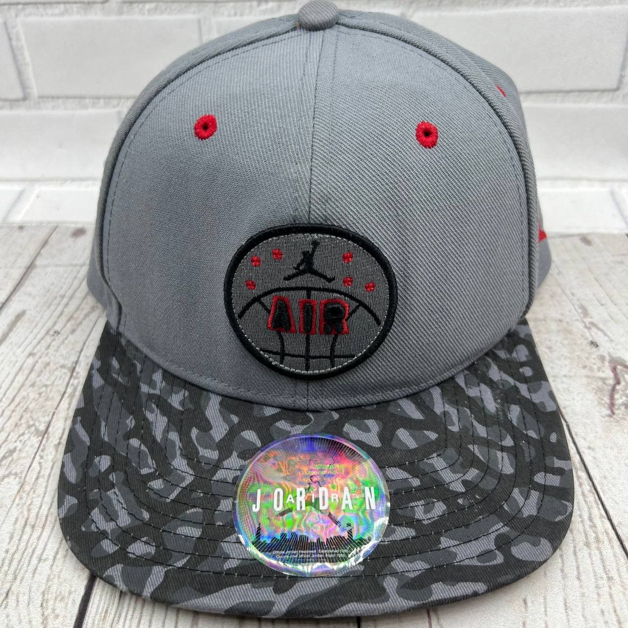 Jordan Brand Air Jordan Camouflage Jumpman Hat Snapback Cap Gray Men ...