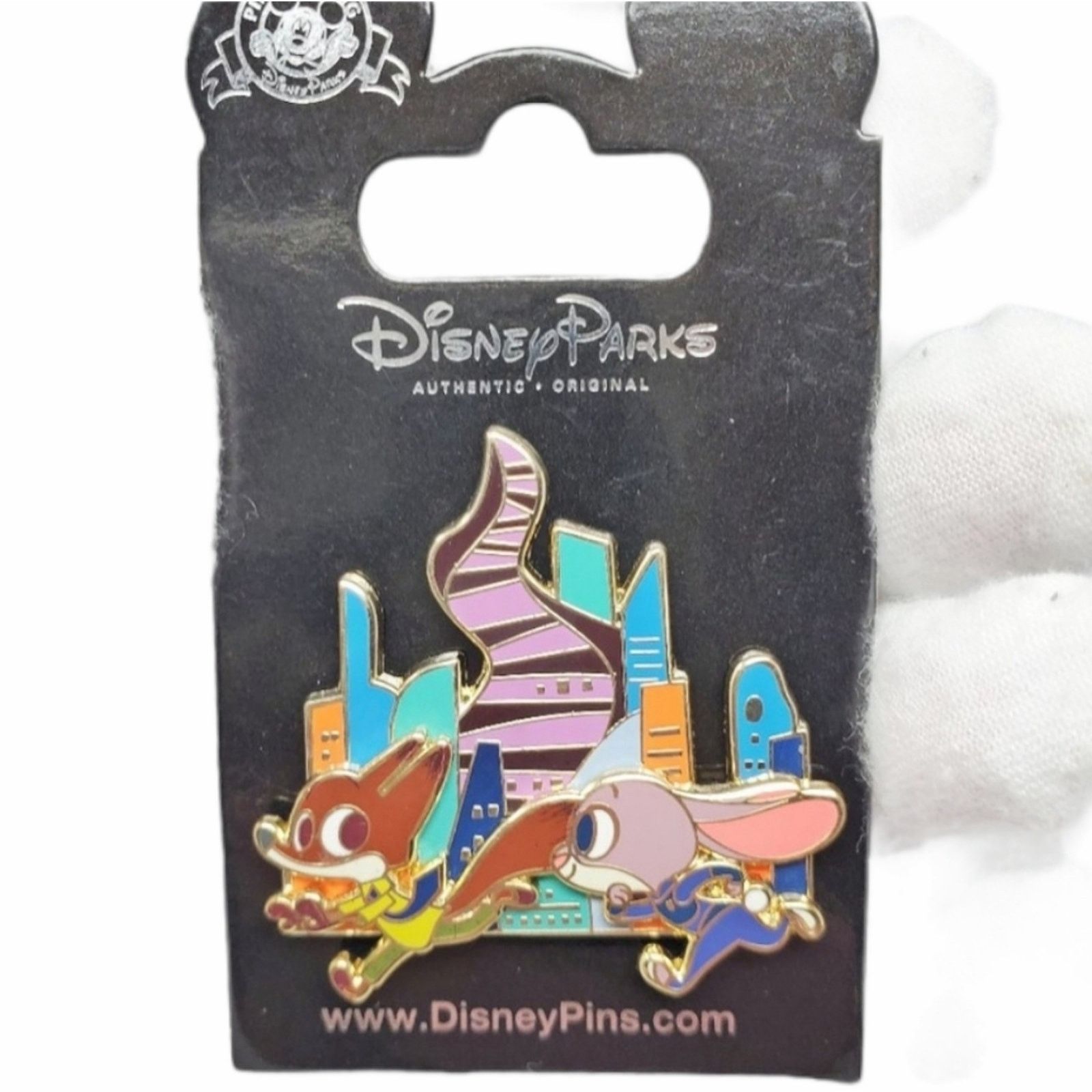 Disney Disney Zootopia Pin Nick Wilde & Judy Hopps Running NIP | Grailed