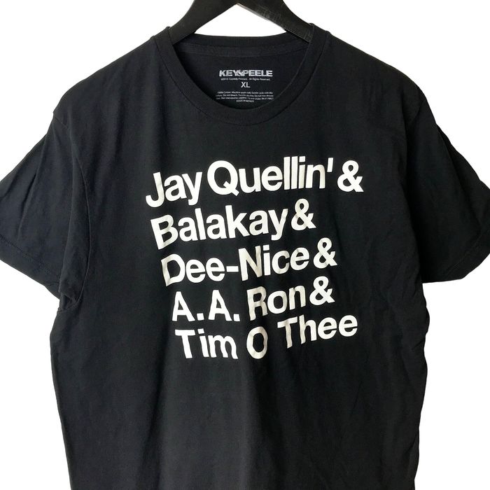 Urban Outfitters Key & Peele T Shirt Comedy Central Crew TV Show Black ...