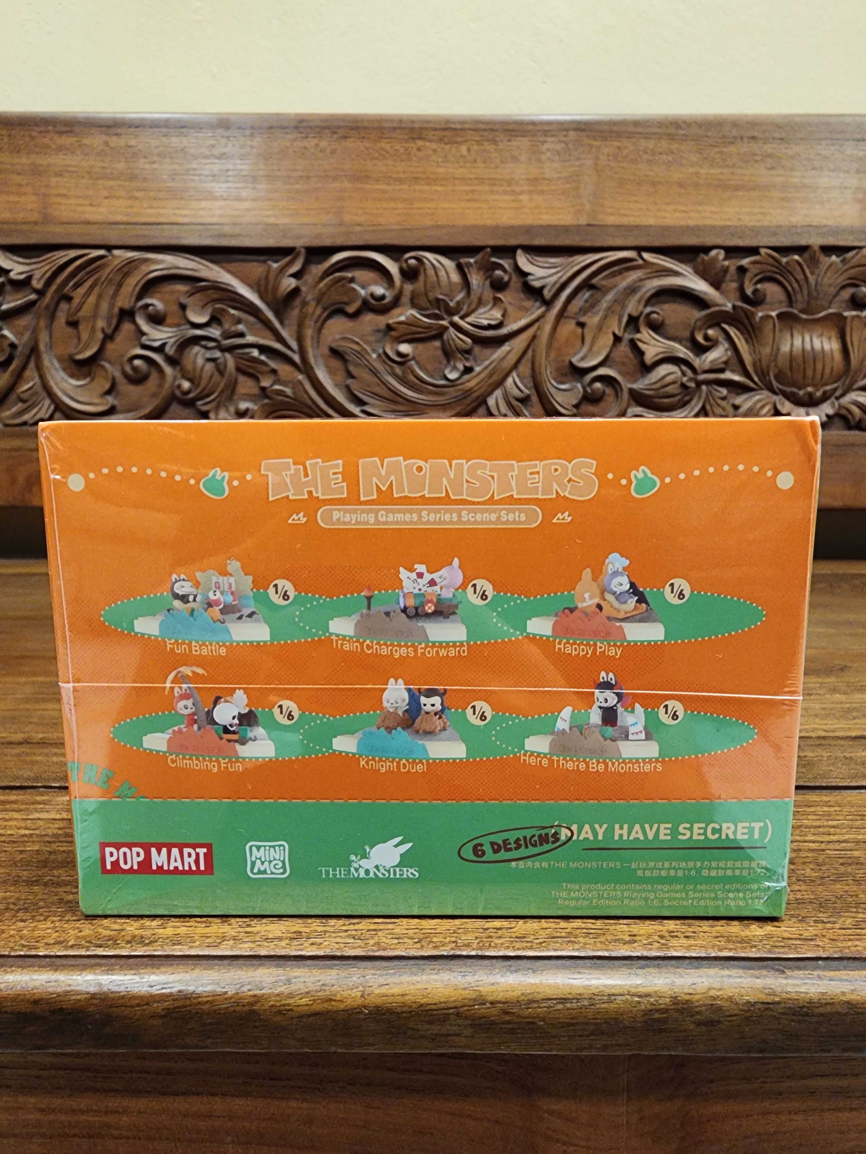 PoP Mart Labubu The Monsters Playing Games Series Scene 6 Blind Boxes ...