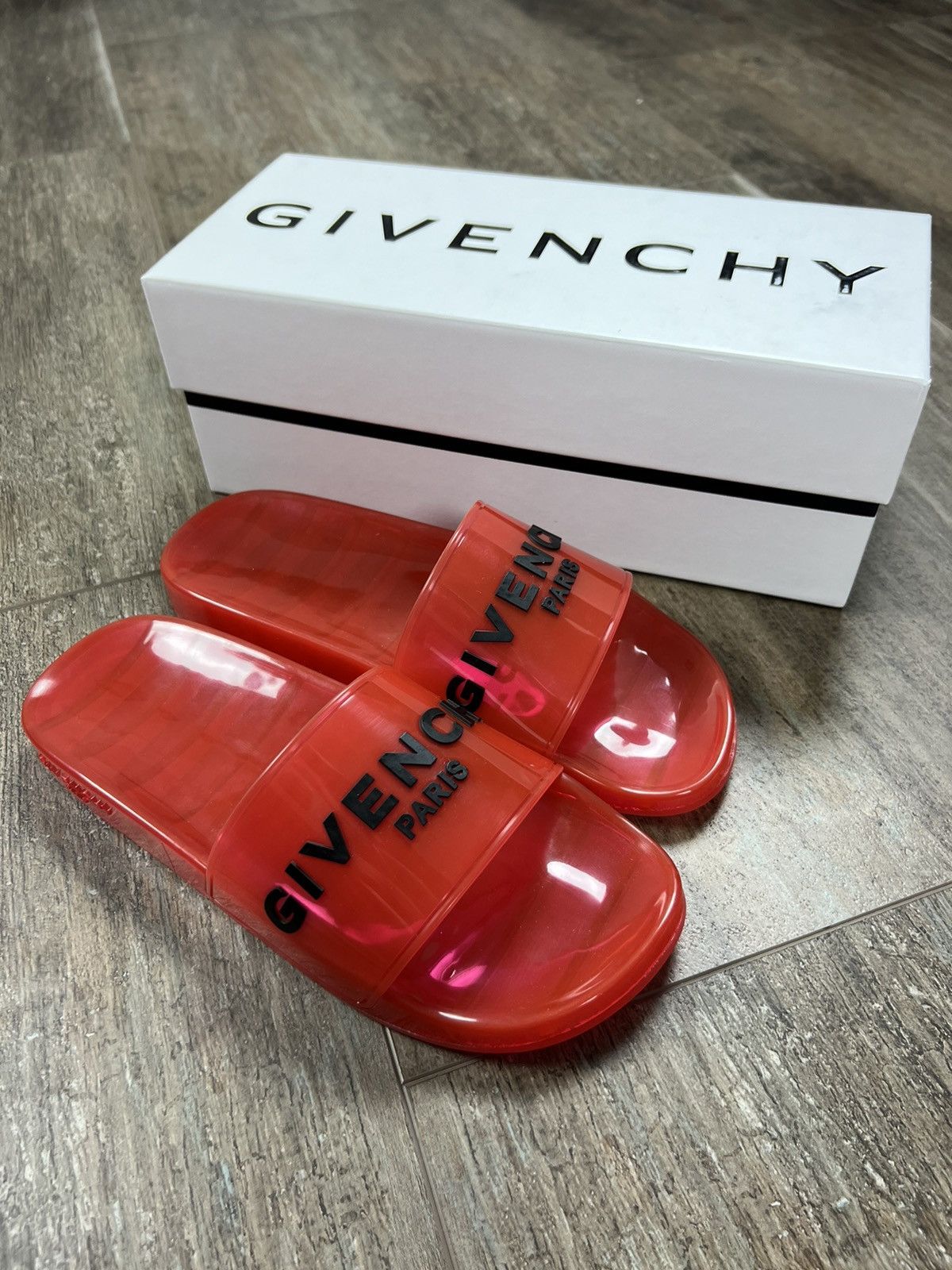 Givenchy BRAND NEW Givenchy Pool Slide Red | Grailed