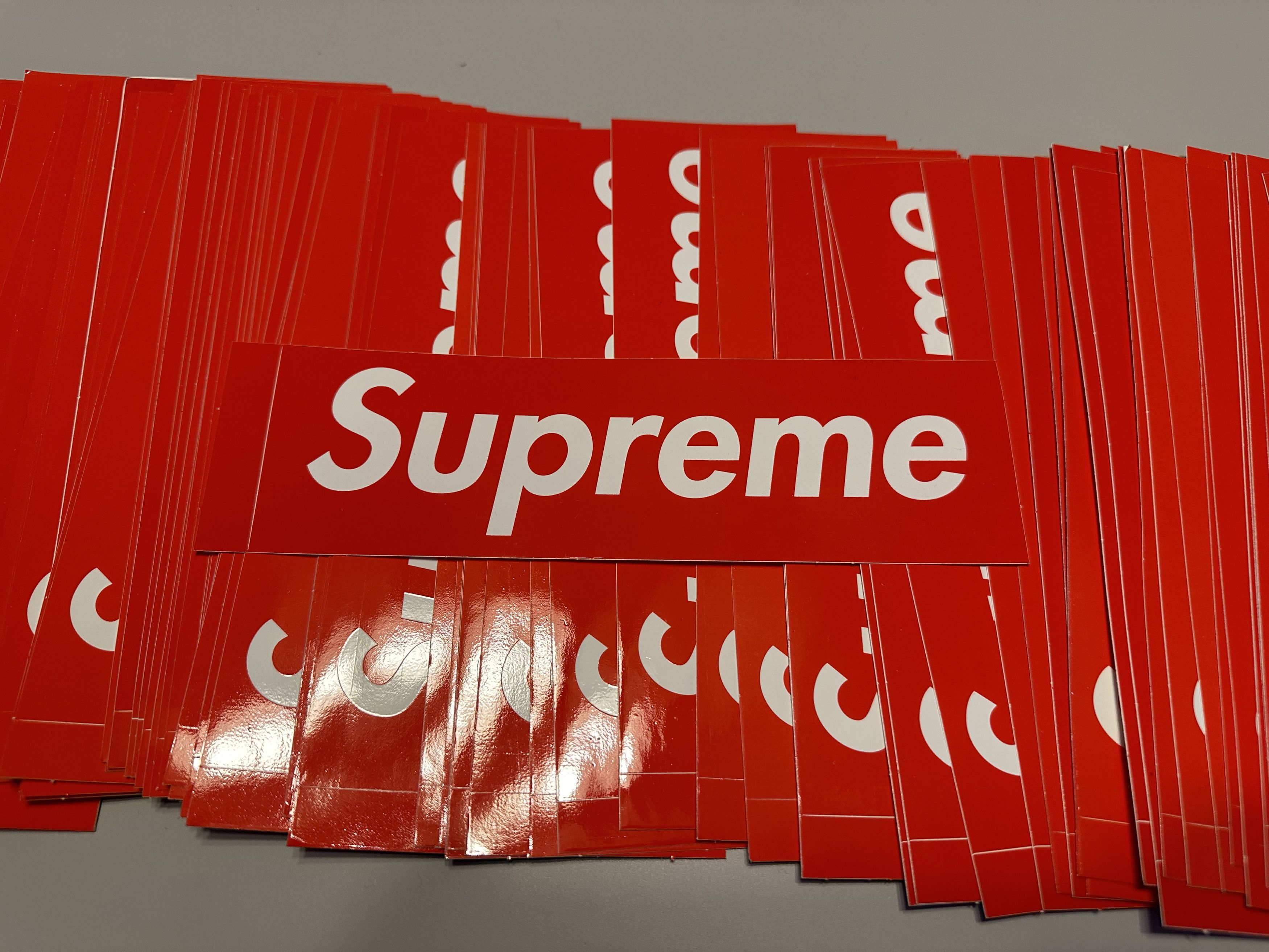 Supreme Supreme Red Box Logo Sticker 100% Authentic Brand New | Grailed
