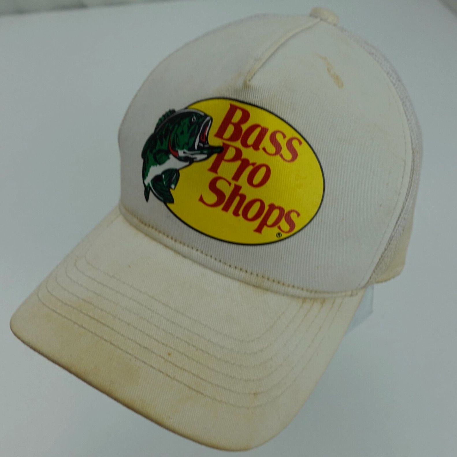 Bass Pro Shops Bass Pro Shops White Trucker Ball Cap Hat Snapback | Grailed