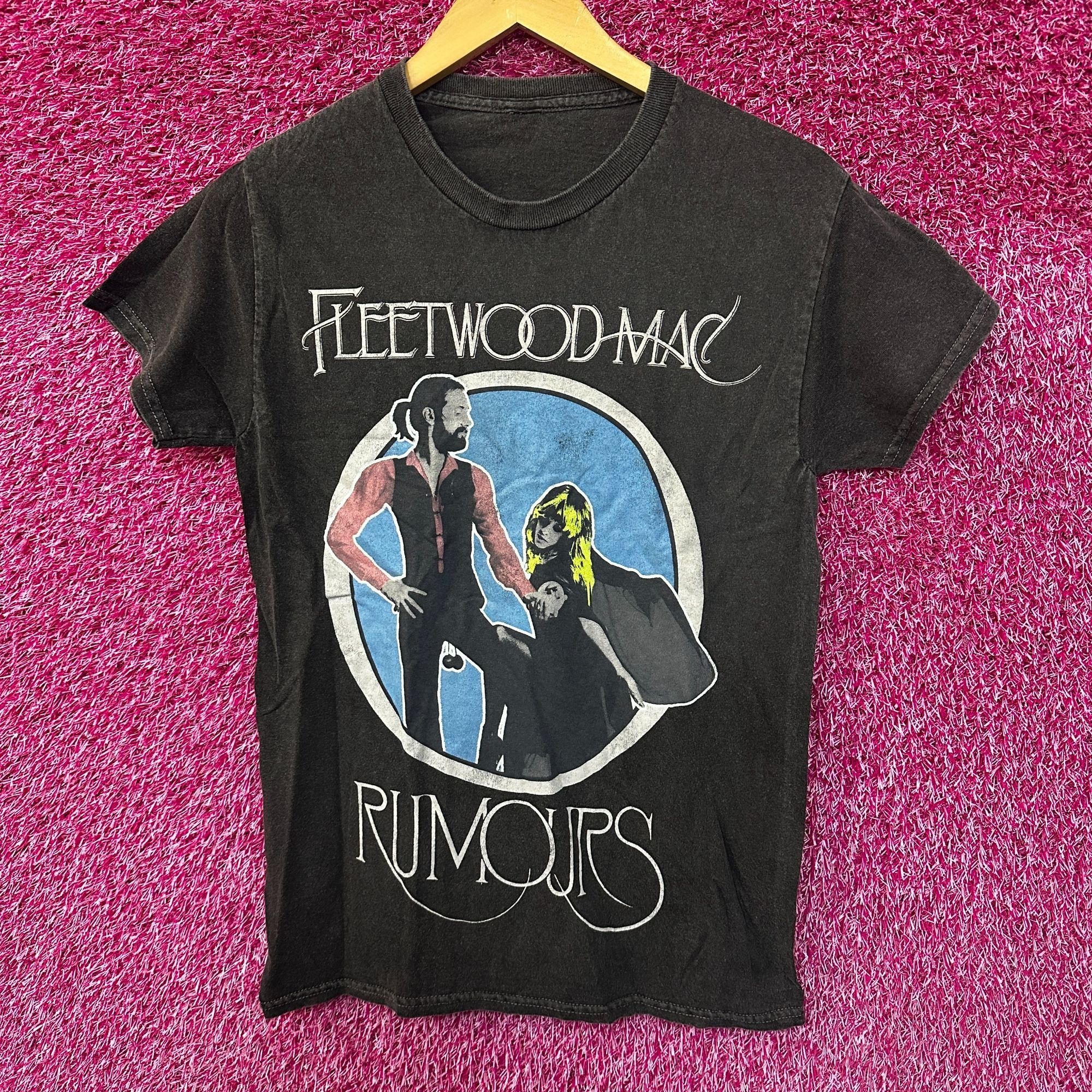 Vintage Fleetwood Mac Rumours Album Cover Art Soft Rock Band Tee S ...