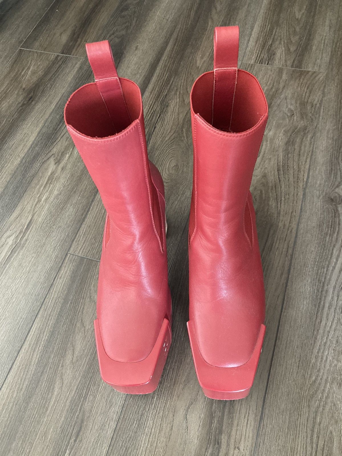 Rick Owens Platform Kiss Boots | Grailed