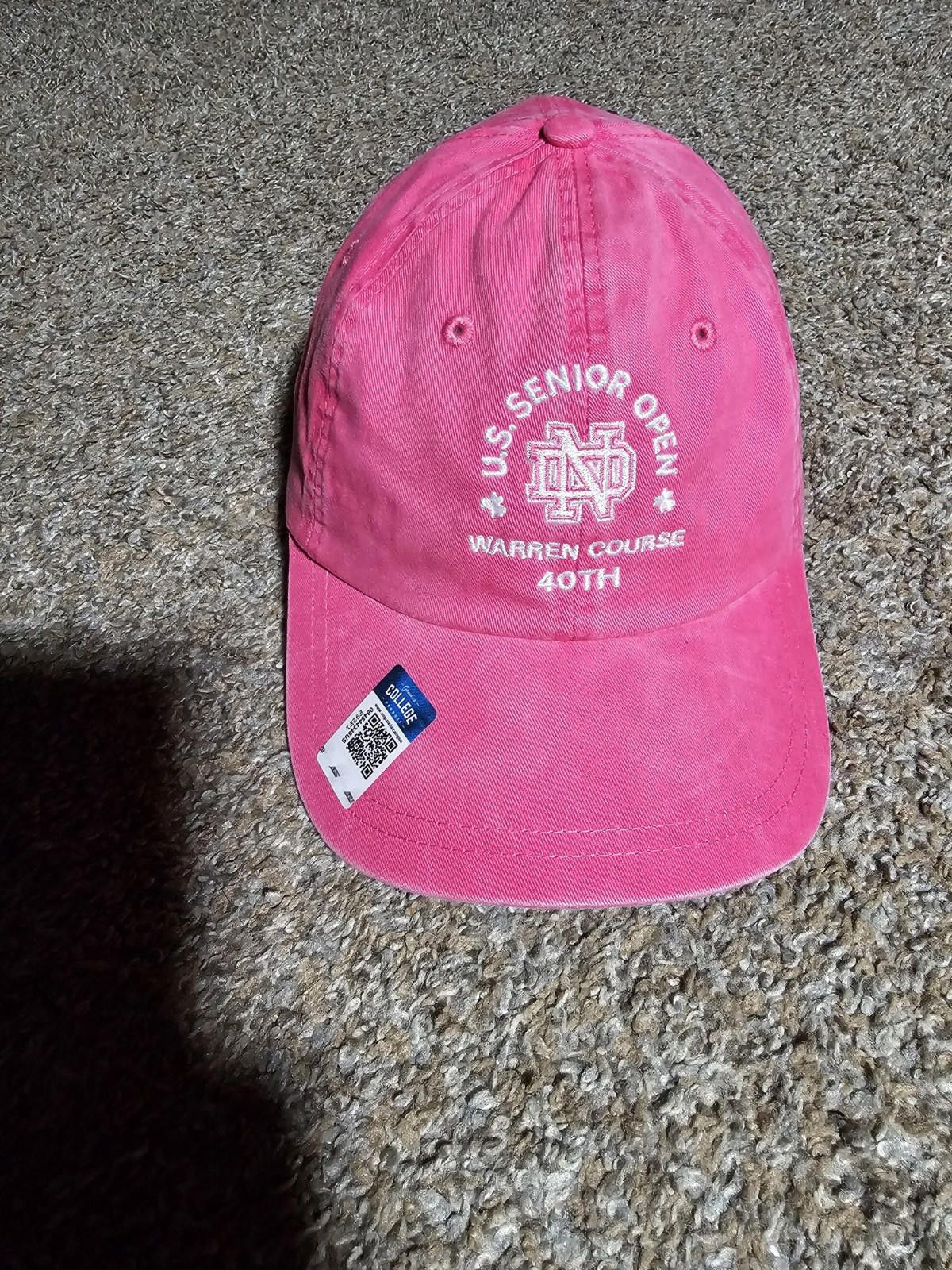 Designer Notre Dame Senior Open Warren Golf Course 40th Kate Lord hat ...